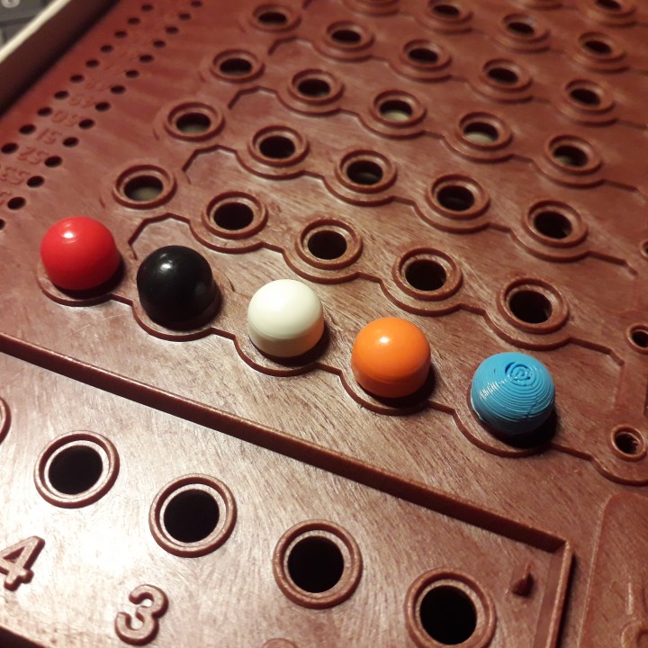 3D Printable Pin - Super Master Mind by Jérôme Pirotte