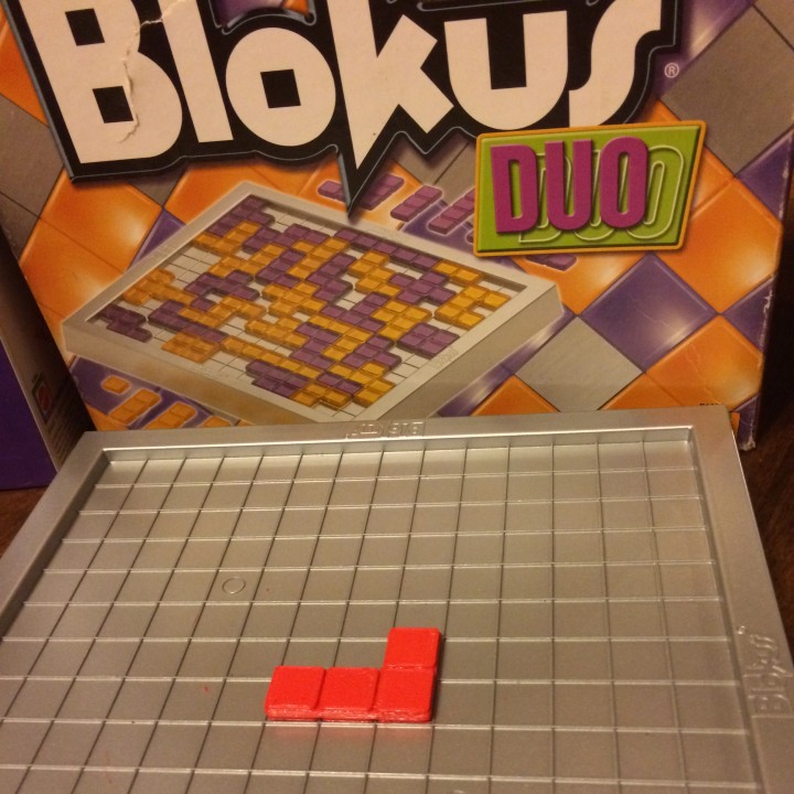 3D Printable Blockus Duo Short L by Gavin E