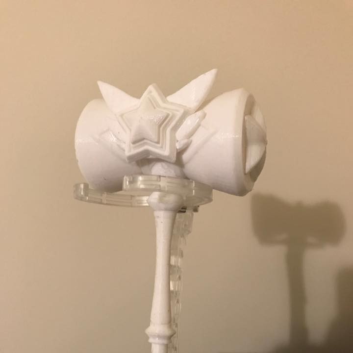 3D Printable Star Guardian Poppy Hammer - League of Legends by Mr Pink ...