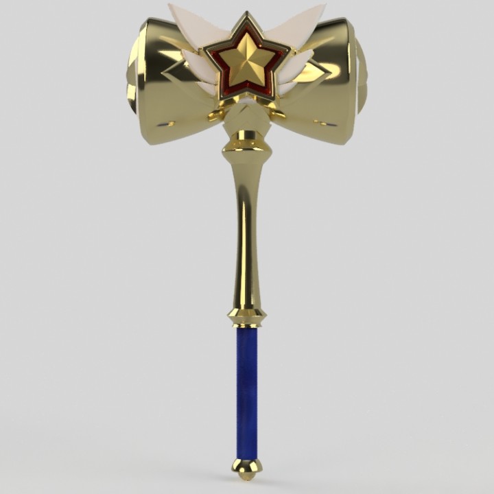 3D Printable Star Guardian Poppy Hammer - League of Legends by Mr Pink ...