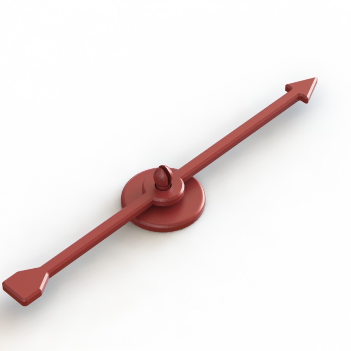 3D Printable Board Game Spinner by Erik Pettersson