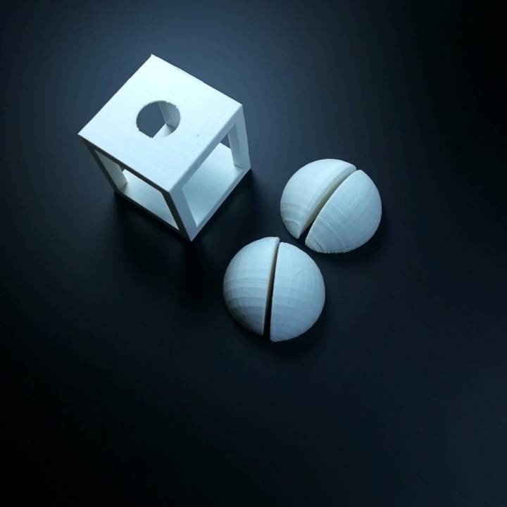 3D Printable ball puzzle by Nathan Daniel