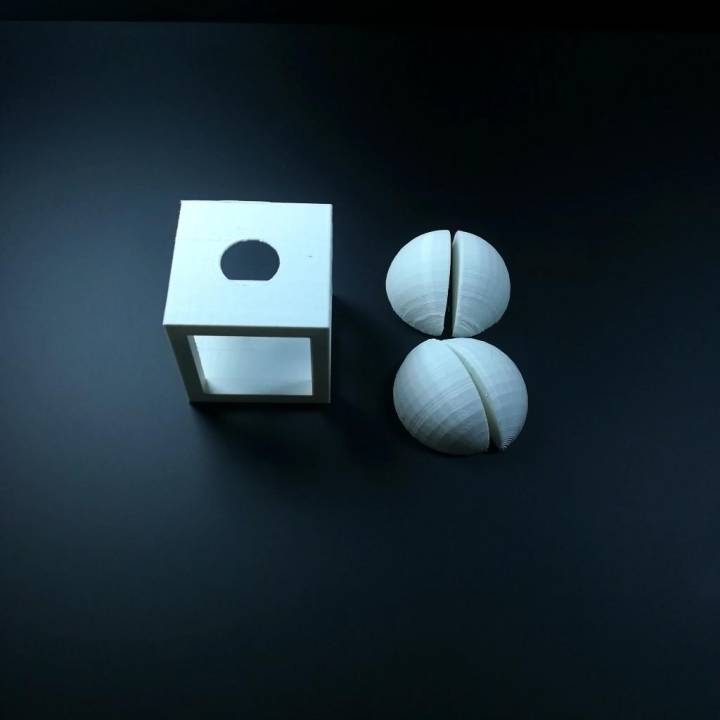 3D Printable ball puzzle by Nathan Daniel
