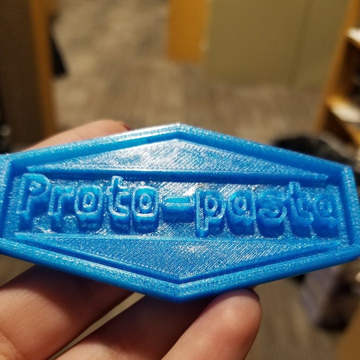 3D Printable Filament sample chip for Proto-Pasta by Samantha Snyder