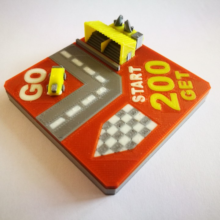 3D Printable corner base monopoly by Moe Zarrella