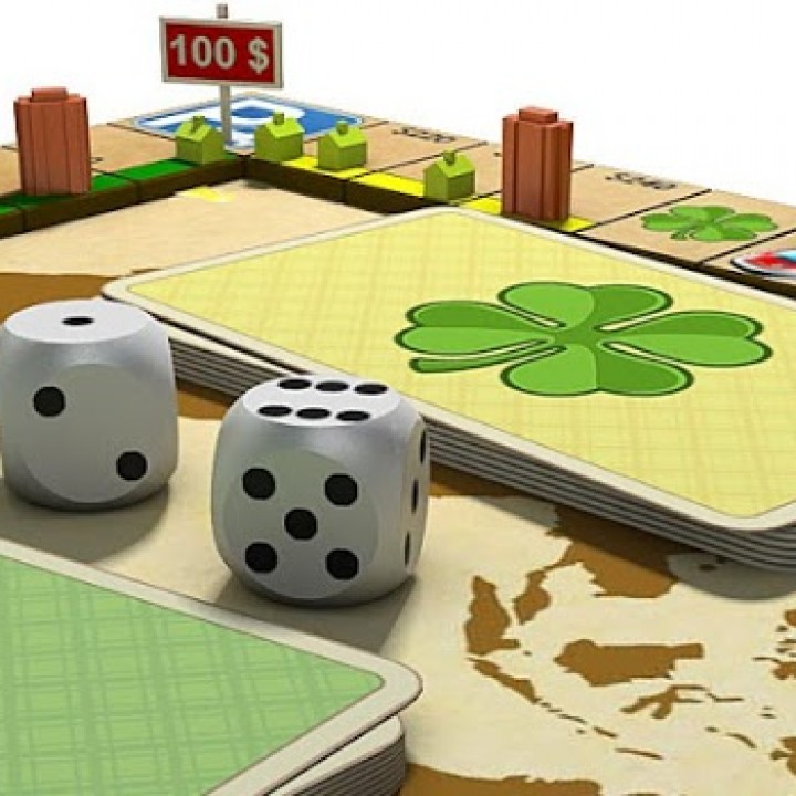 3D Printable Normal Square Dice by Kiruthi Vasan