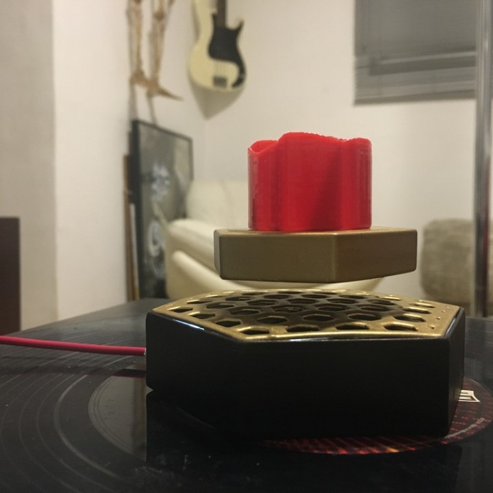 3D Printable Maglev Levitation Box Cover by E-leton