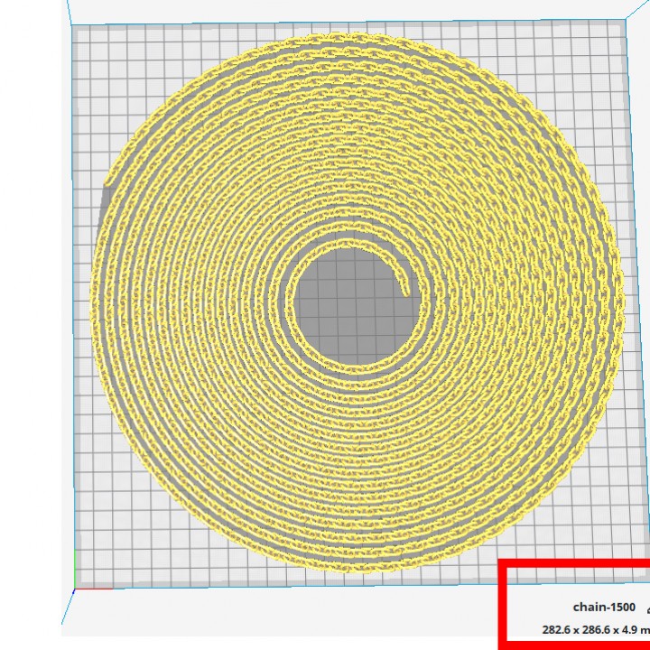 3D Printable Print in Place Chains (up to 18 meters!!) by Fernando Jerez