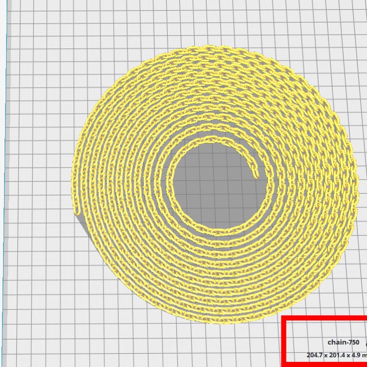 3D Printable Print in Place Chains (up to 18 meters!!) by Fernando Jerez