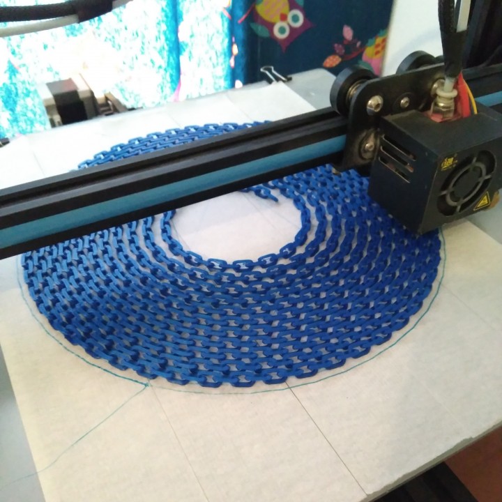 3D Printable Print in Place Chains (up to 18 meters!!) by Fernando Jerez