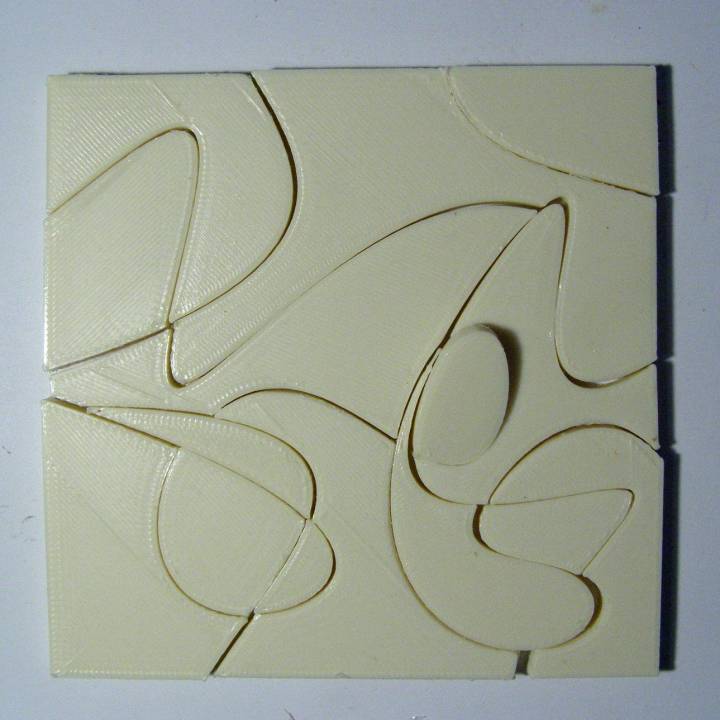3D Printable abstract puzzle by eyal kohen
