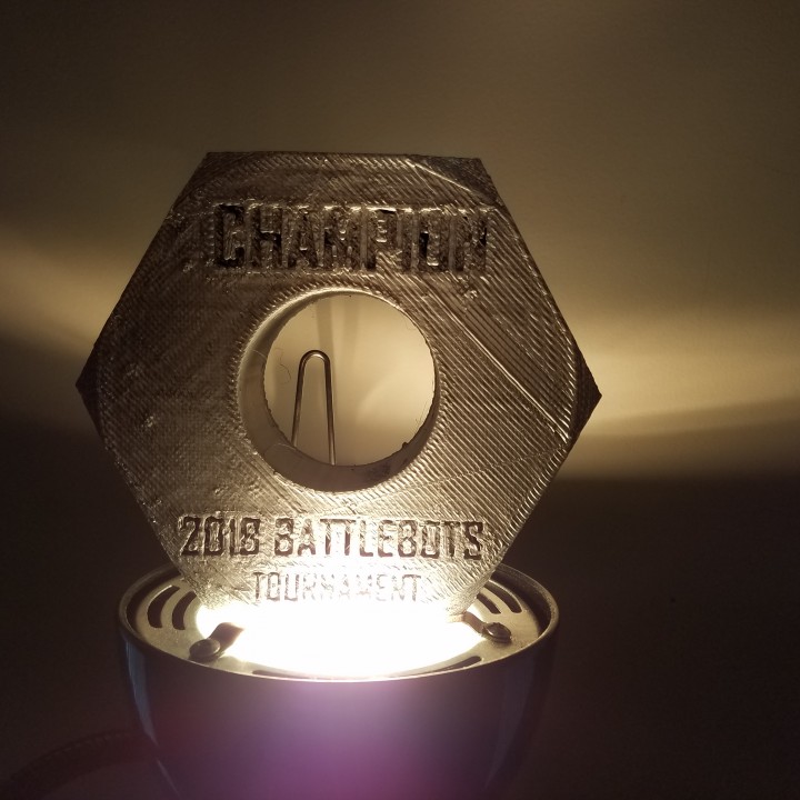 3D Printable The Giant Nut-Battlebots by T-E-C