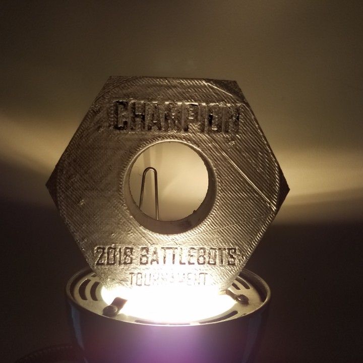 3D Printable The Giant Nut-Battlebots by T-E-C