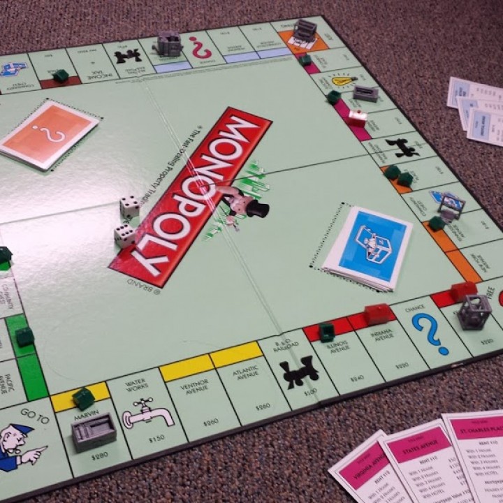 3D Printable 3D Printer Monopoly Tokens by Tia Bertz