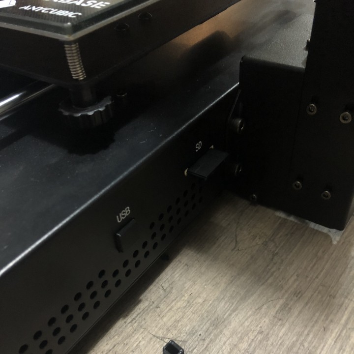 3D Printable USB Type-B blanking plug. by Michael Ellis