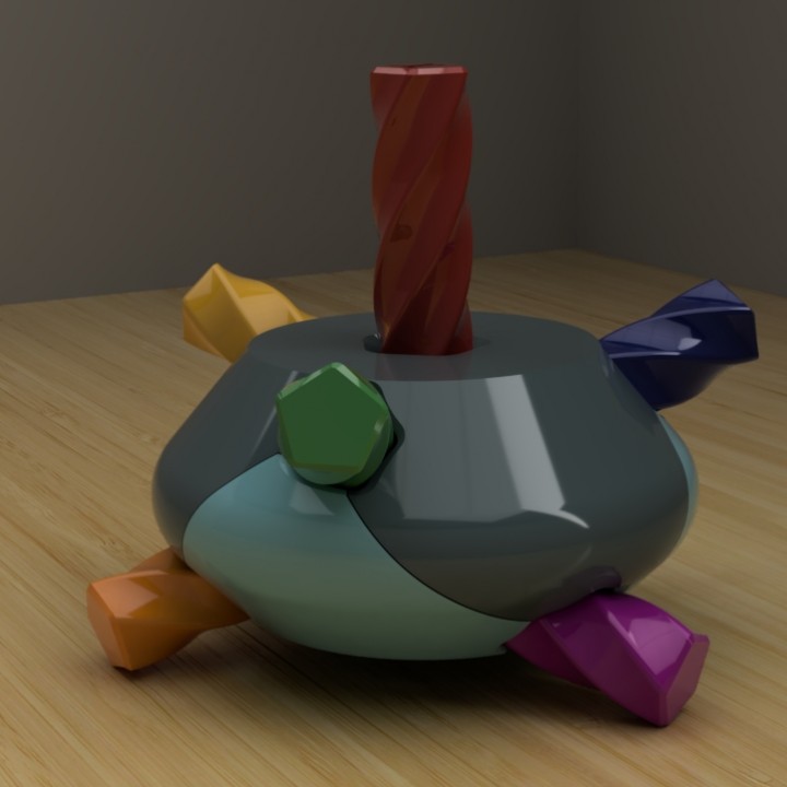 3D Printable Twizzle by Lucas Kaiser