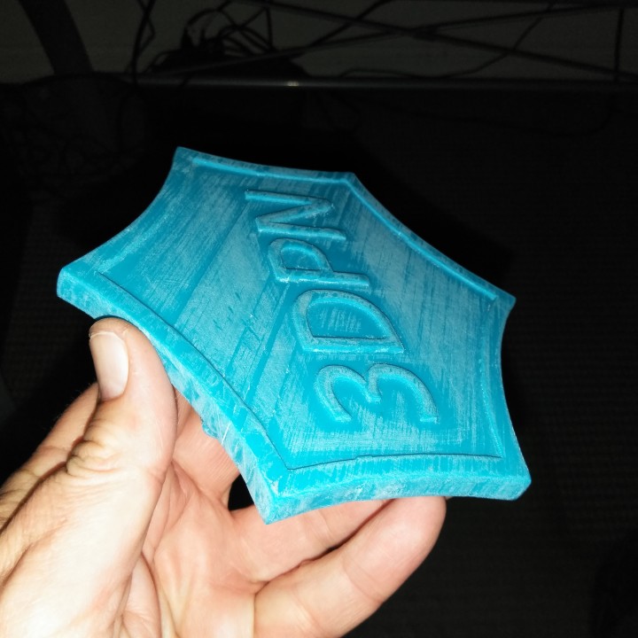 3D Printable 3D PRINTING NERD CUSTOM SHIELD by SHOLM JARBOE