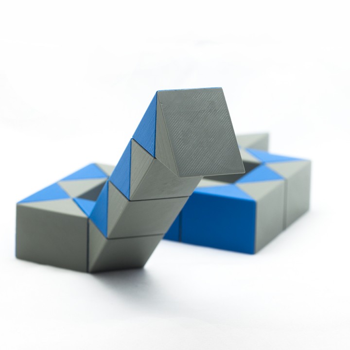 3D Printable Snake Puzzle by Michal Fanta