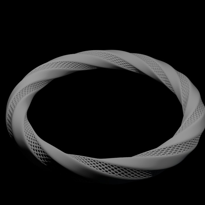 3D Printable Torus Knot by Ryan-Fecitt