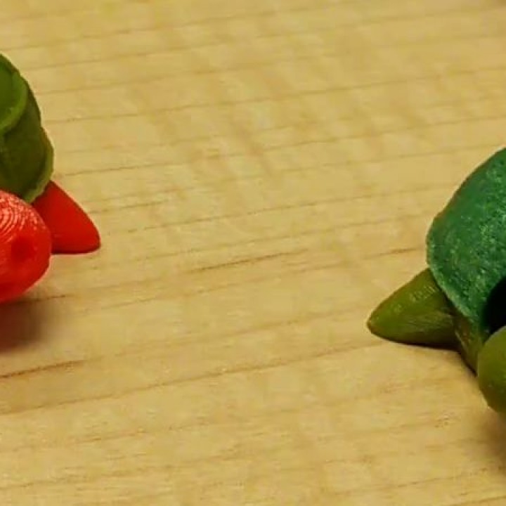 3D Printable Turtle Bobble Head by Joshua Cameron
