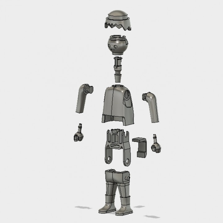 3D Printable Playmobil fully printable and functional by Raaymakers ...
