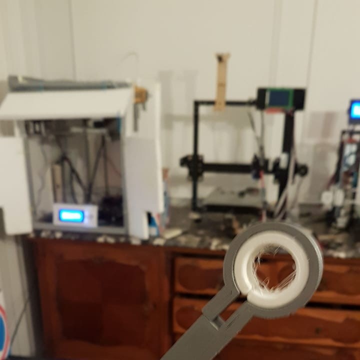 3D Printable Flexible Motorcycle handlebar adapter 22mm to 28mm by ...