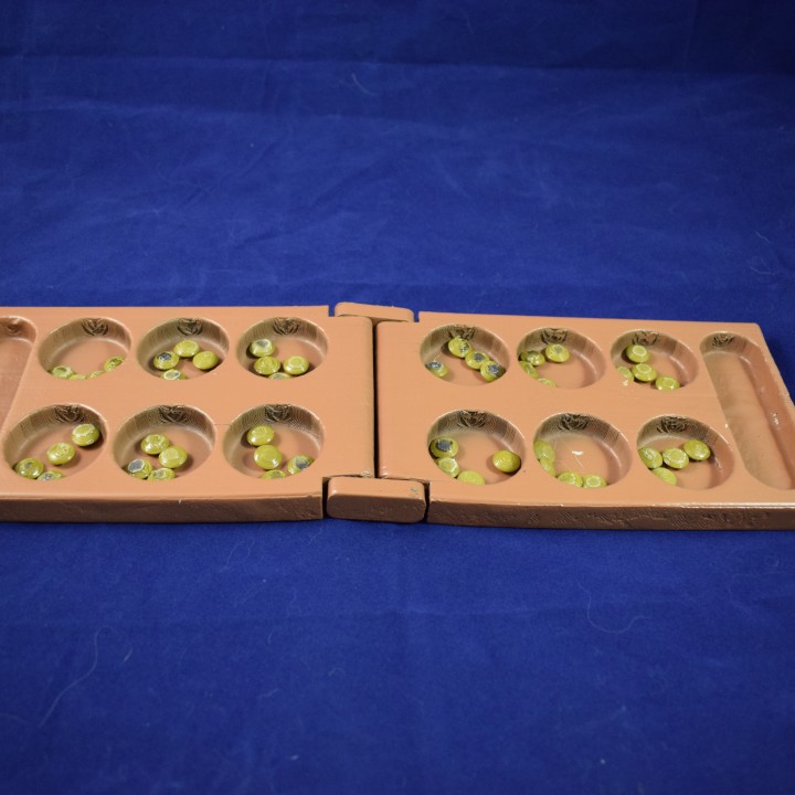 3D Printable Mancala by Tanya Wiesner