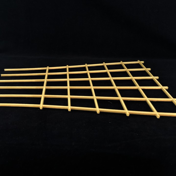 3D Printable Garden Trellis for Window Boxes and More by John Fitzpatrick