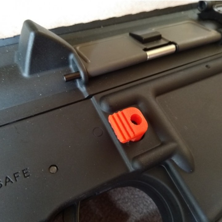 3D Printable M4 Airsoft Magazine Lever/Catch by KE