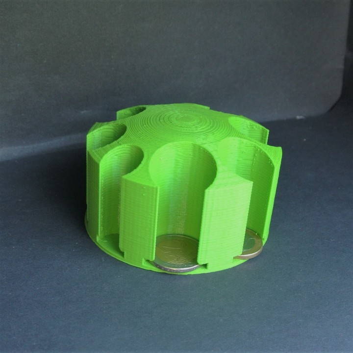 3D Printable Coin storage by Corentin Paquet