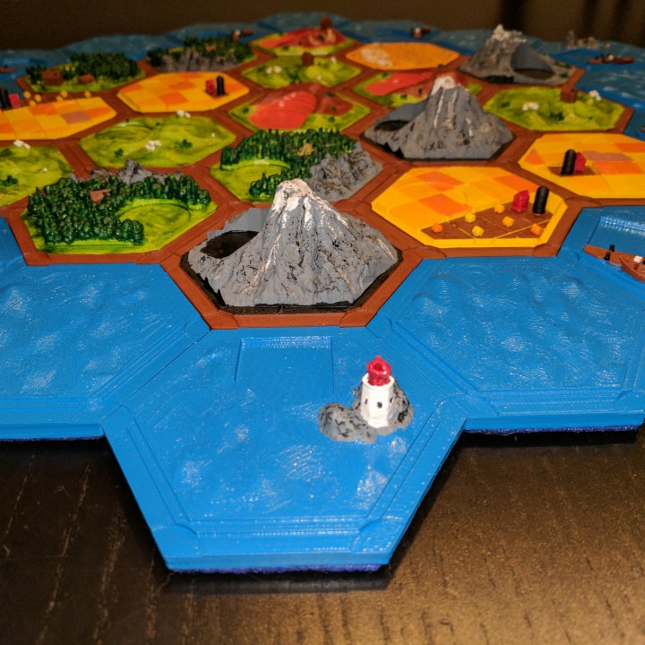 3D Printable Settlers of Catan 3d Box by Keith Shank