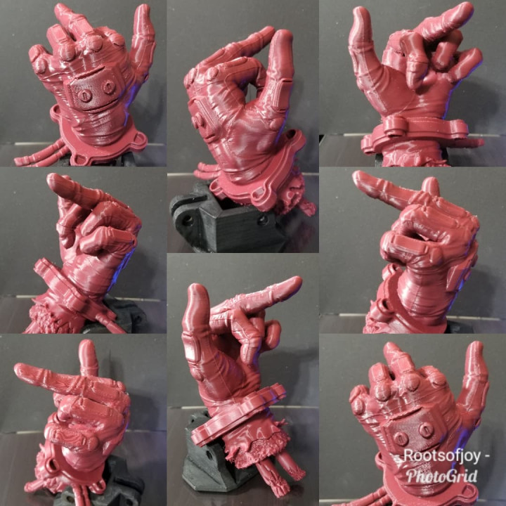 3D Print of Severed Deadpool hand F***you by Rootsofjoy