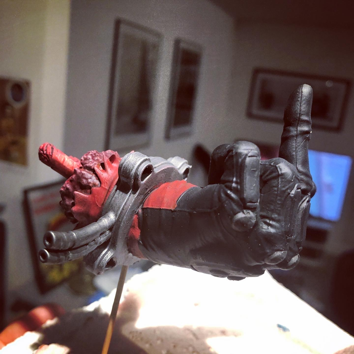 3D Printable Severed Deadpool hand F***you by MastersOfTheChibiness