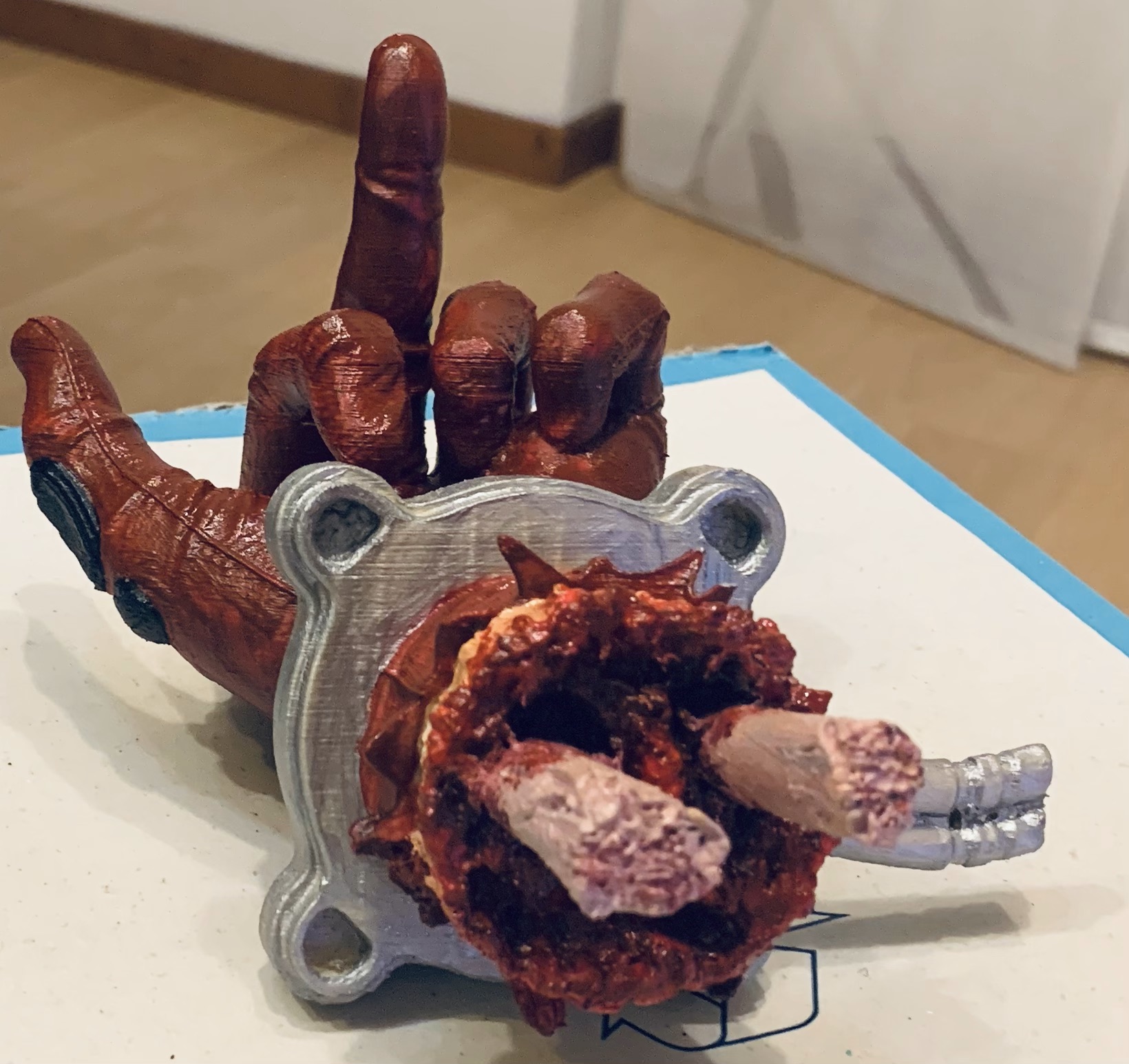 3D Printable Severed Deadpool hand F***you by MastersOfTheChibiness