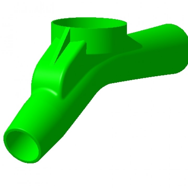 3D Printable Gas pump handle by Thibaut FEIX
