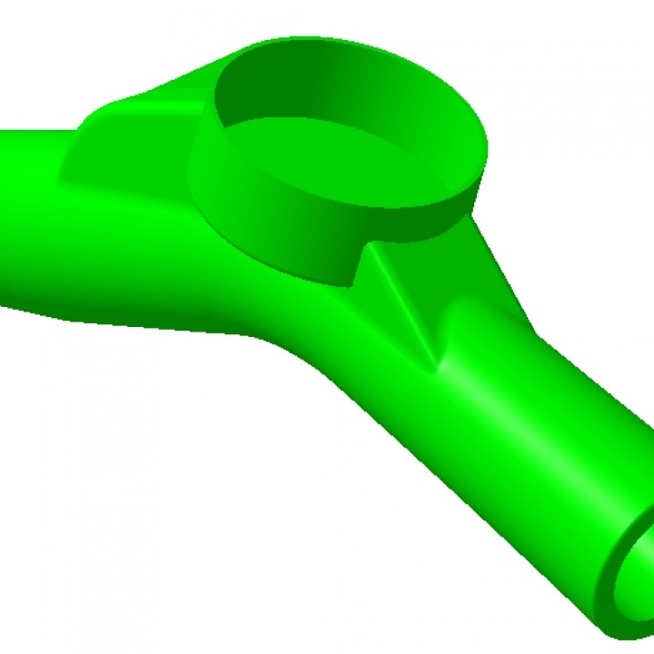 3D Printable Gas pump handle by Thibaut FEIX