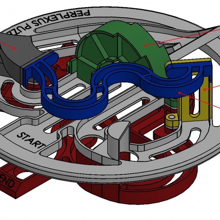 3D Printable Perplexus Puzzle by Justen Jobsis