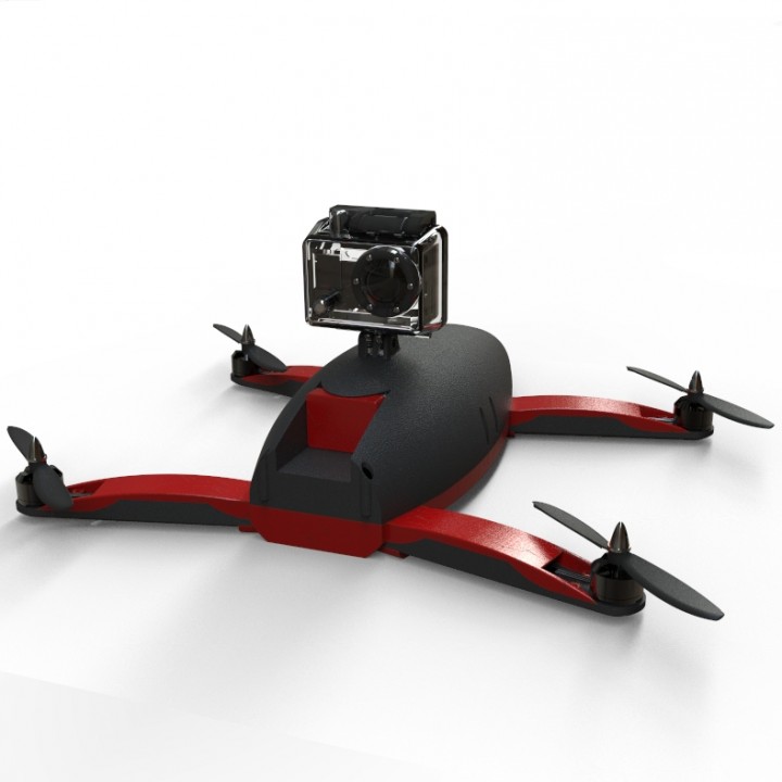 3D Printable Drone programmable by zamora benjamin