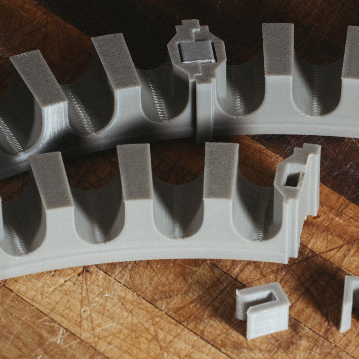 3D Printable Z Scale Viaduct Track Set by Josh Harvey