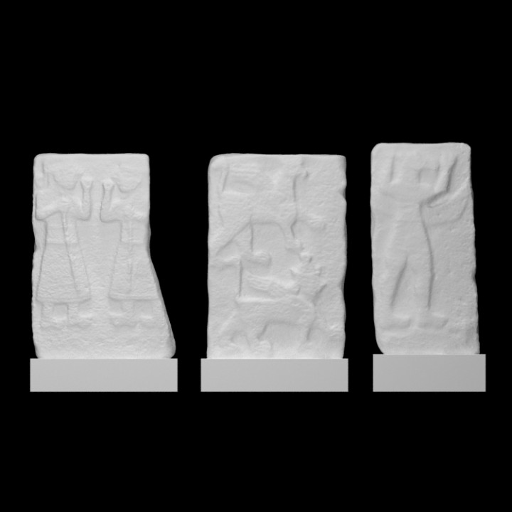 3D Printable Relief orthostats by Scan The World