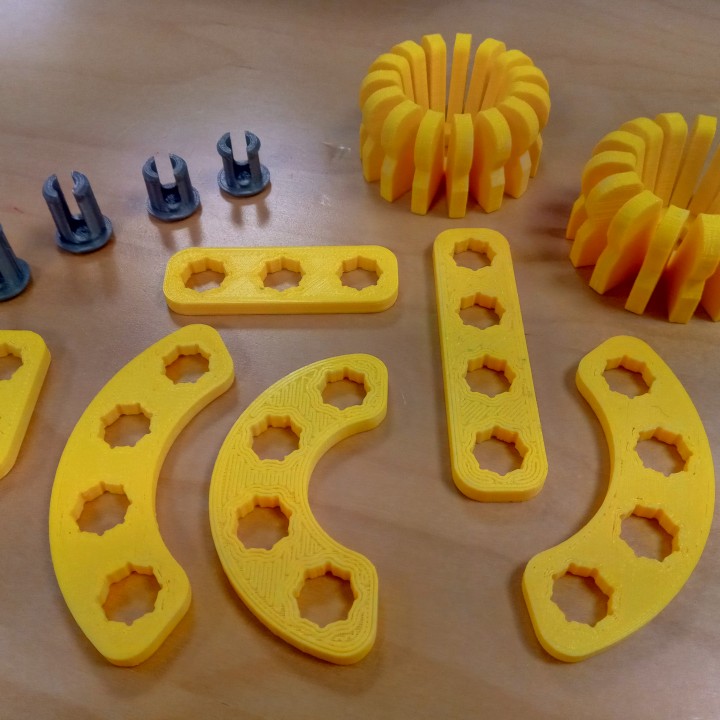 3D Printable Clickaloo full construction kit by Thibaut FEIX