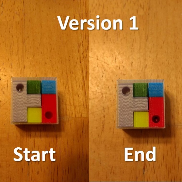 3D Printable Puzzle Cube Maze by Joshua Cameron