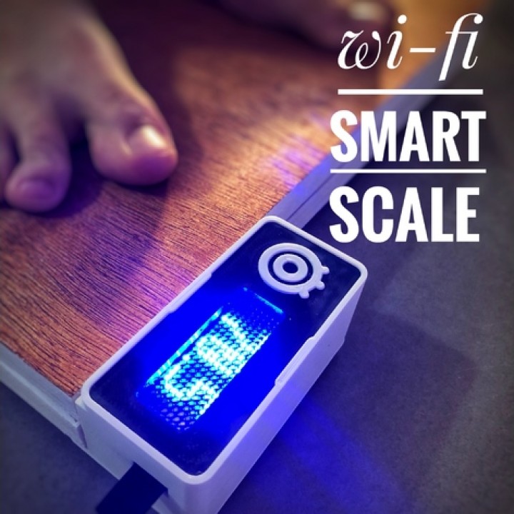 3D Printable DIY Wi-Fi Smart Scale by Igor Albuquerque