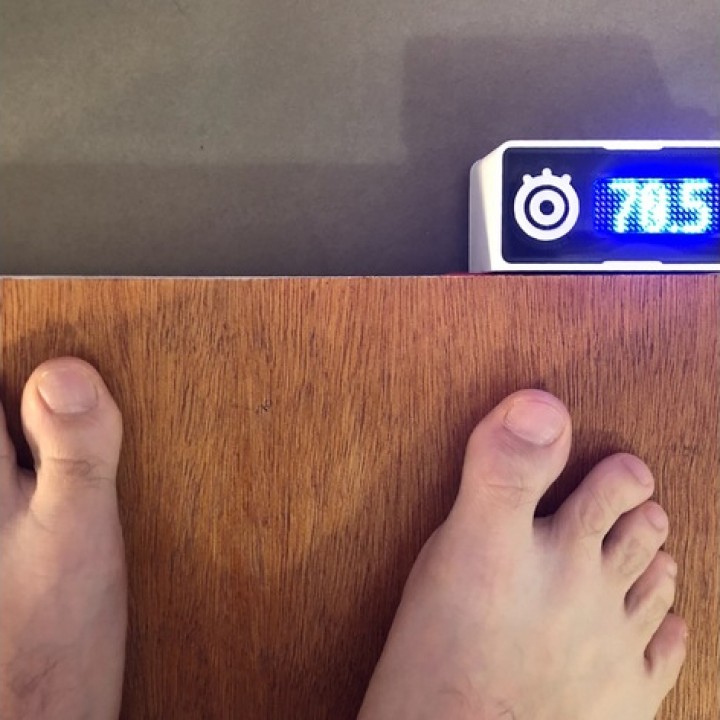 3D Printable DIY Wi-Fi Smart Scale by Igor Albuquerque