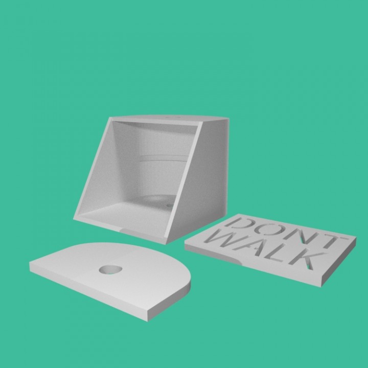 3D Printable Pedestrian Signal by Ryan Smith