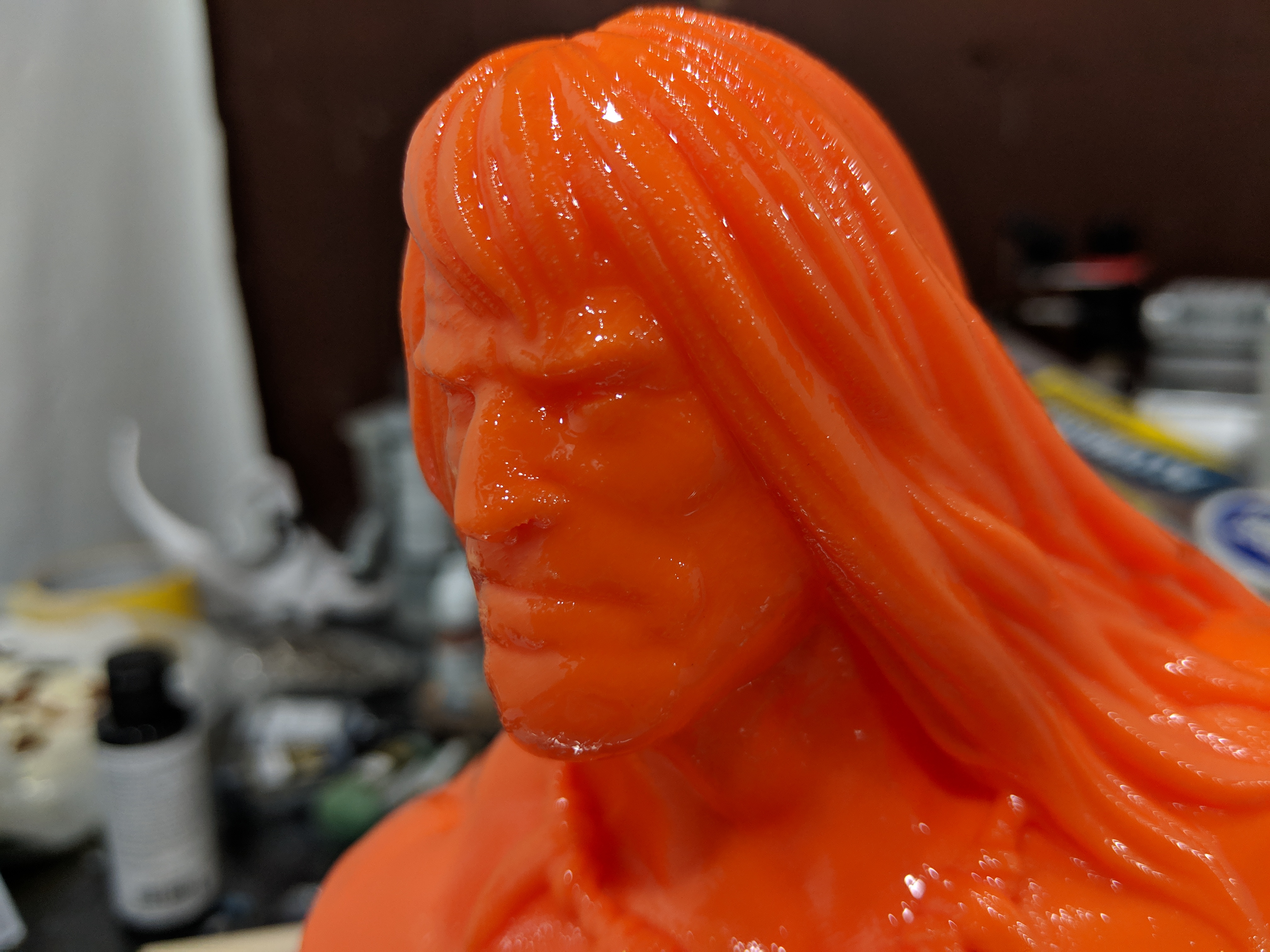 3D Printable Conan the Barbarian bust by Eastman