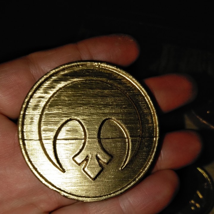 3D Printable star wars rebel alliance coin by SHOLM JARBOE