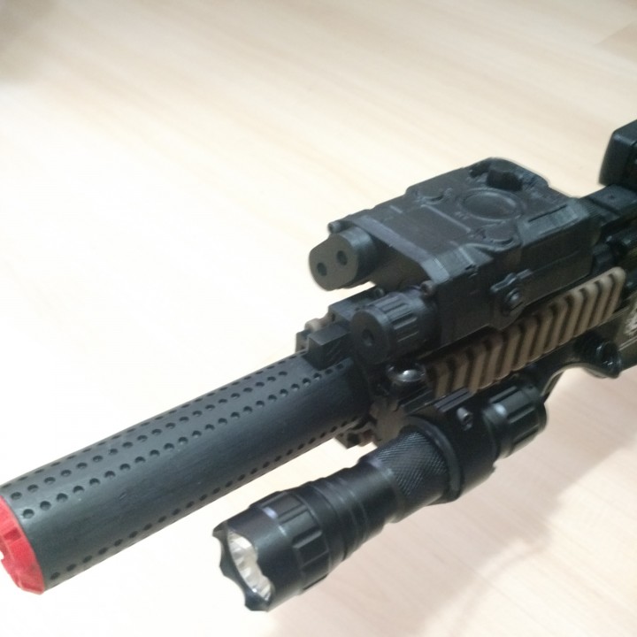 3D Printable PEQ Box for airsoft by Paulo Drugos