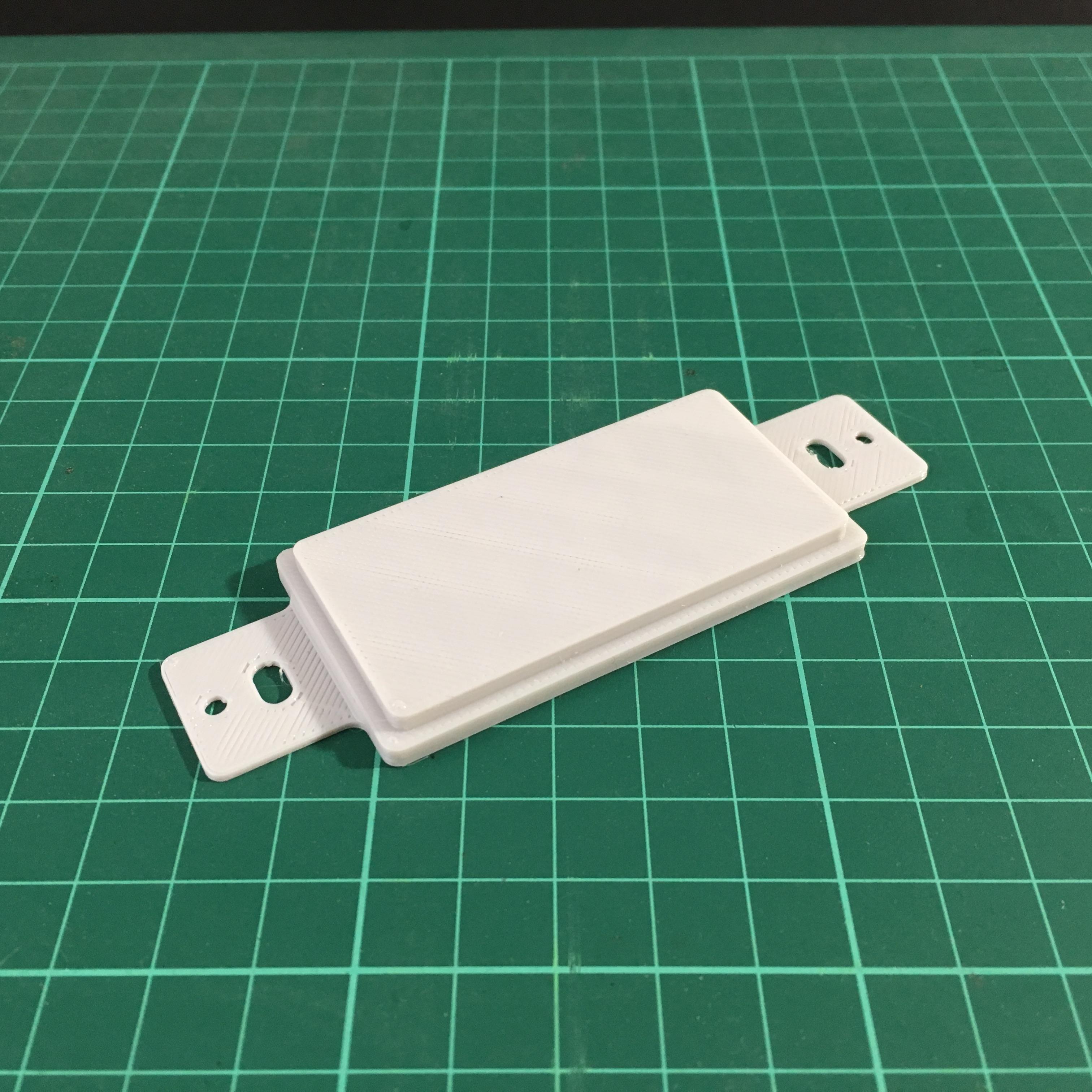 3D Printable Wall Switch Plate Blank by John Tolle