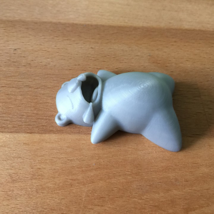 3D Printable Sleeping Drooling Bear by Leo